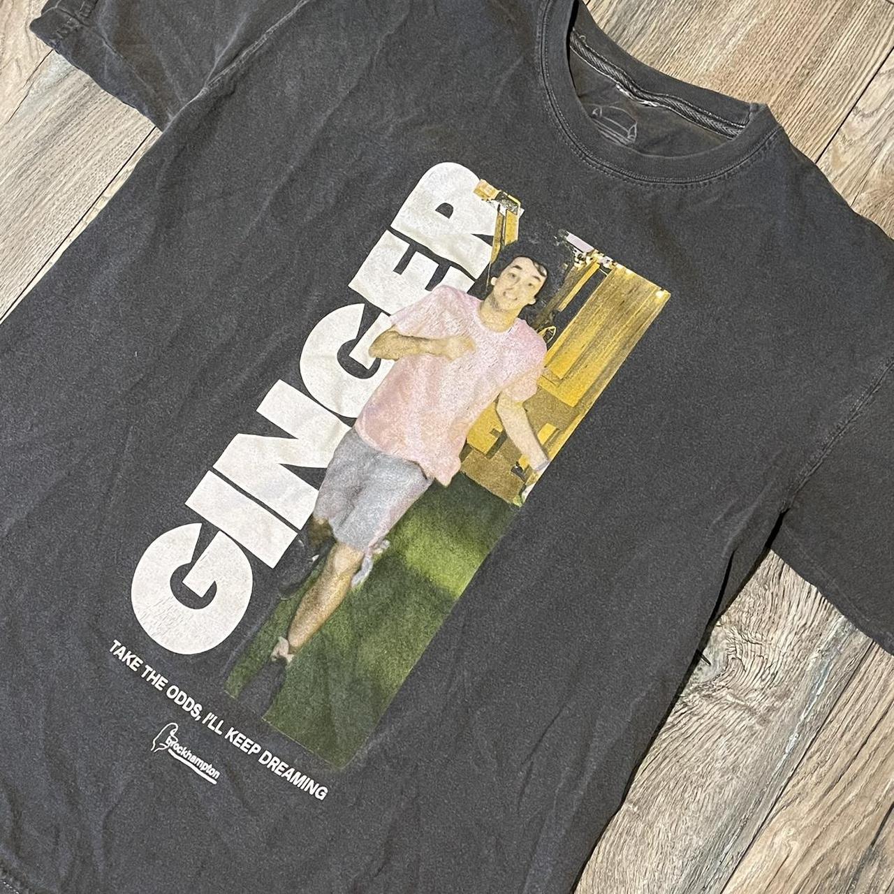 Brockhampton Ginger Matt Champion acid wash style... - Depop