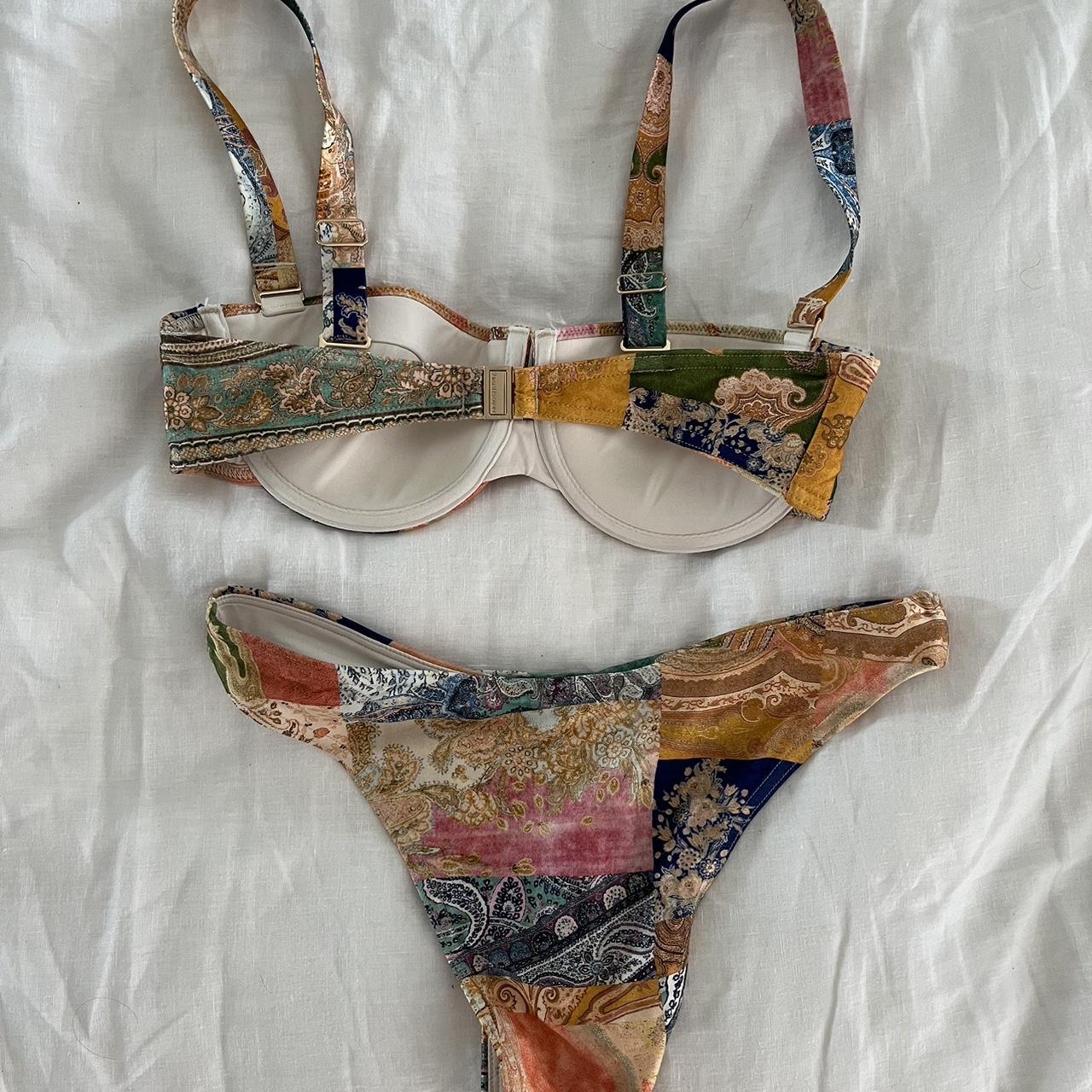 Zimmermann Anneke Balconette bikini & bottoms Top... - Depop Zimmermann Anneke Balconette bikini & bottoms Top... - Depop