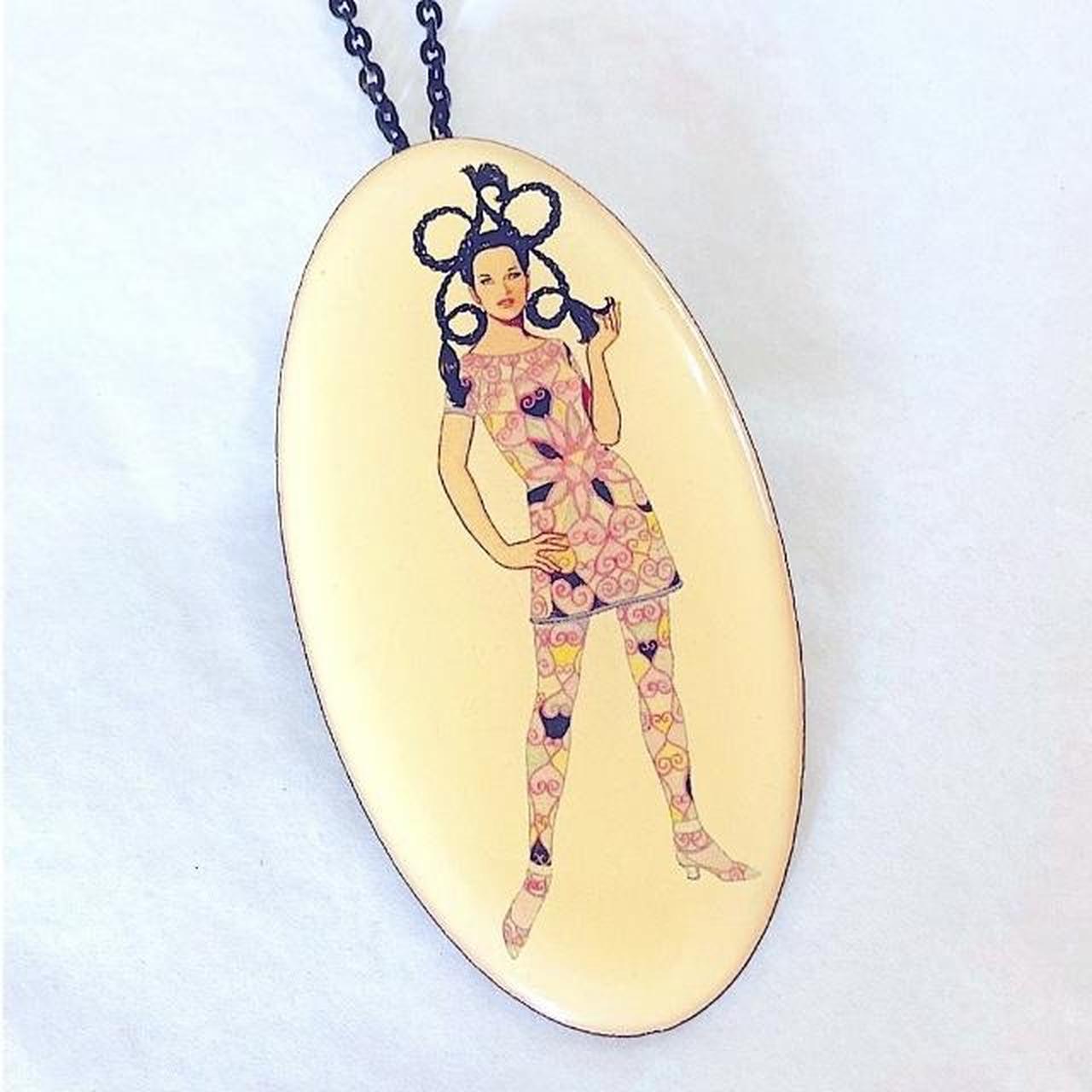 VINTAGE 90s original design Pucci handmade necklace/... - Depop