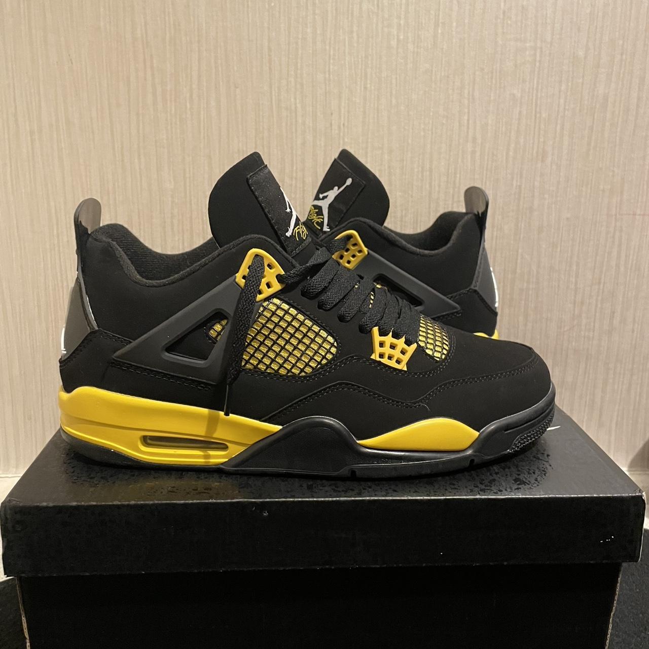 Jordan 4 yellow thunders #jordan #yellowthunders | Depop