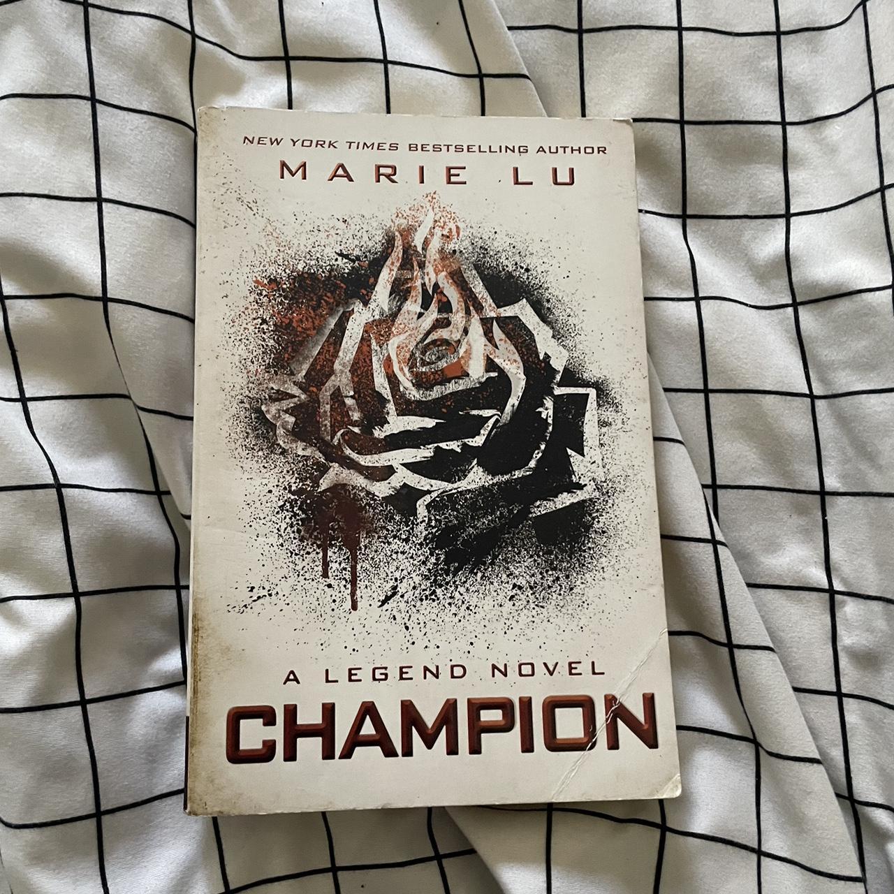 Champion by marie lu!! i originally bought it second... - Depop