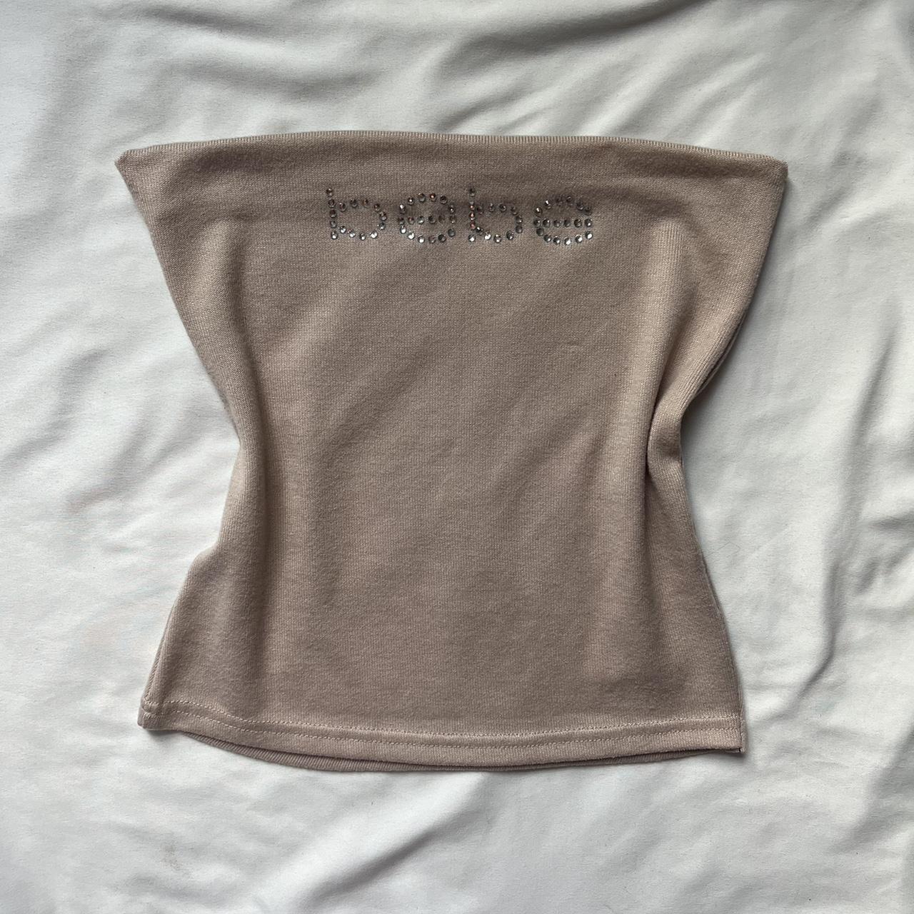 Y2K Bebe tube top 💗 Don’t see tag so probably not... - Depop