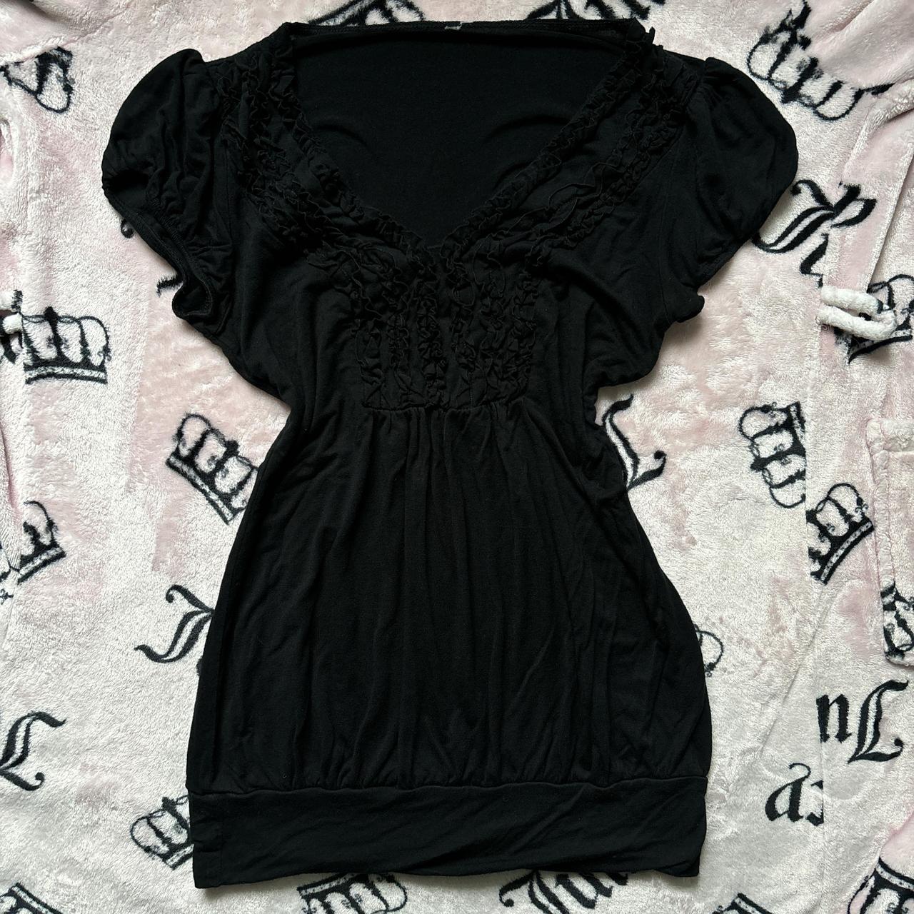 💗 Vampire/Victorian goth style top 💗 Lightly worn... - Depop