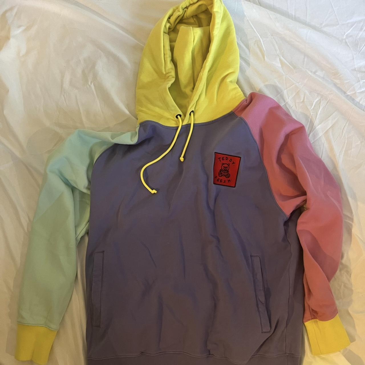 Teddy Fresh Color Block Hoodie Size XL DM with any... - Depop