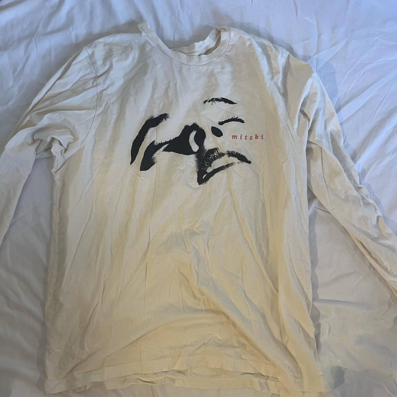 Mitski Laurel Hell 2022 Tour Long Sleeve White... - Depop