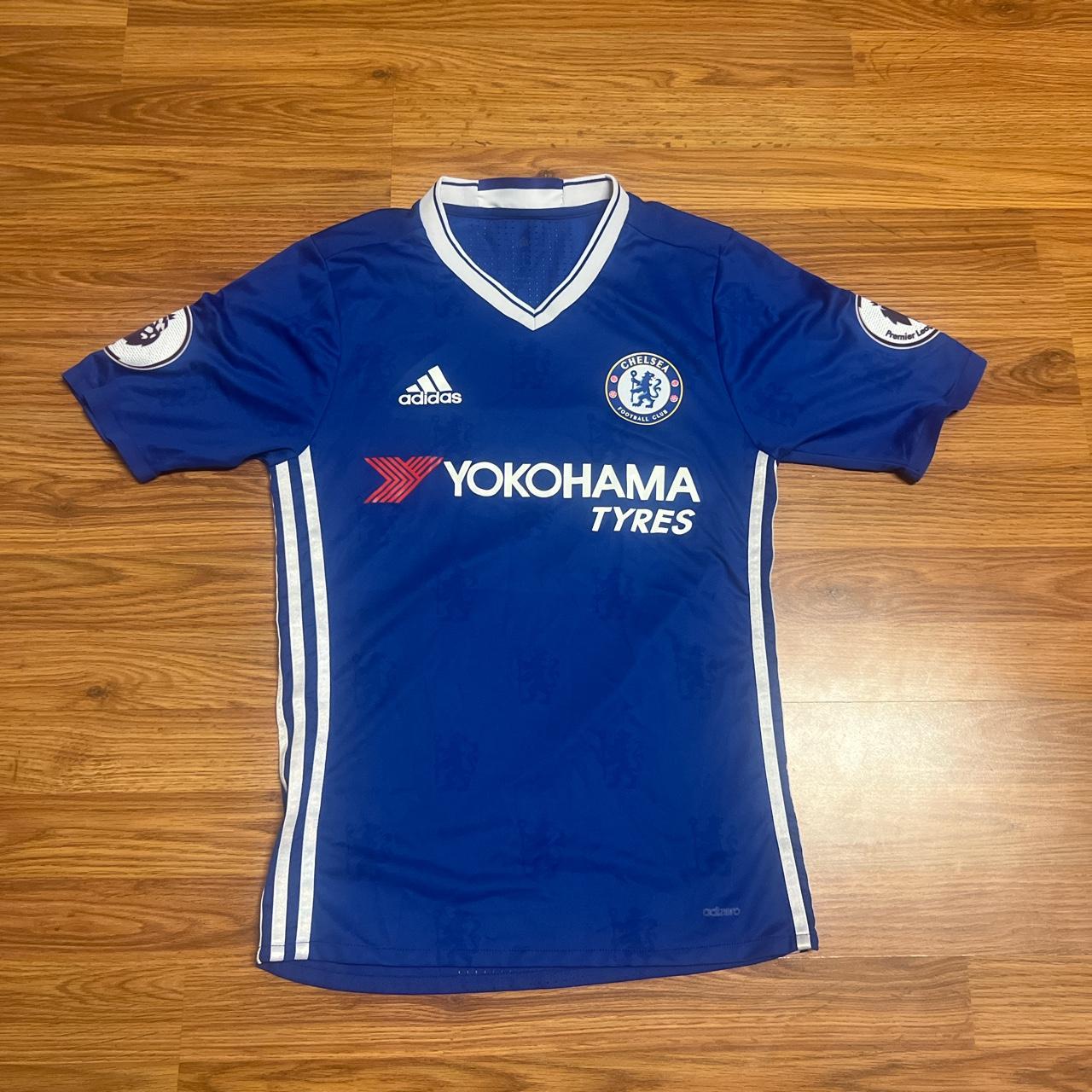 Chelsea FC adidas jersey premier league patch Size... - Depop