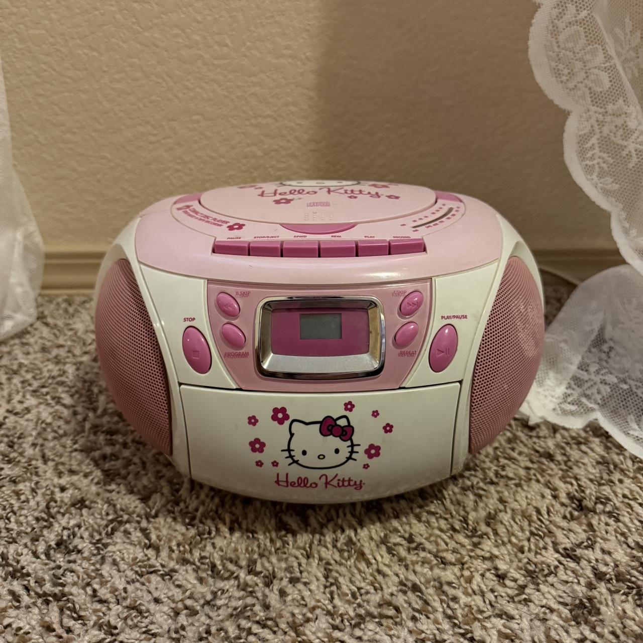 Hello Kitty CD Player! In perfect condition -audio... - Depop
