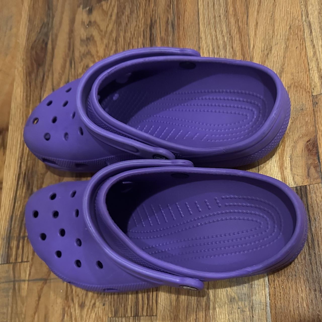 Purple Crocs Men 10 Women 12 Used #crocs - Depop