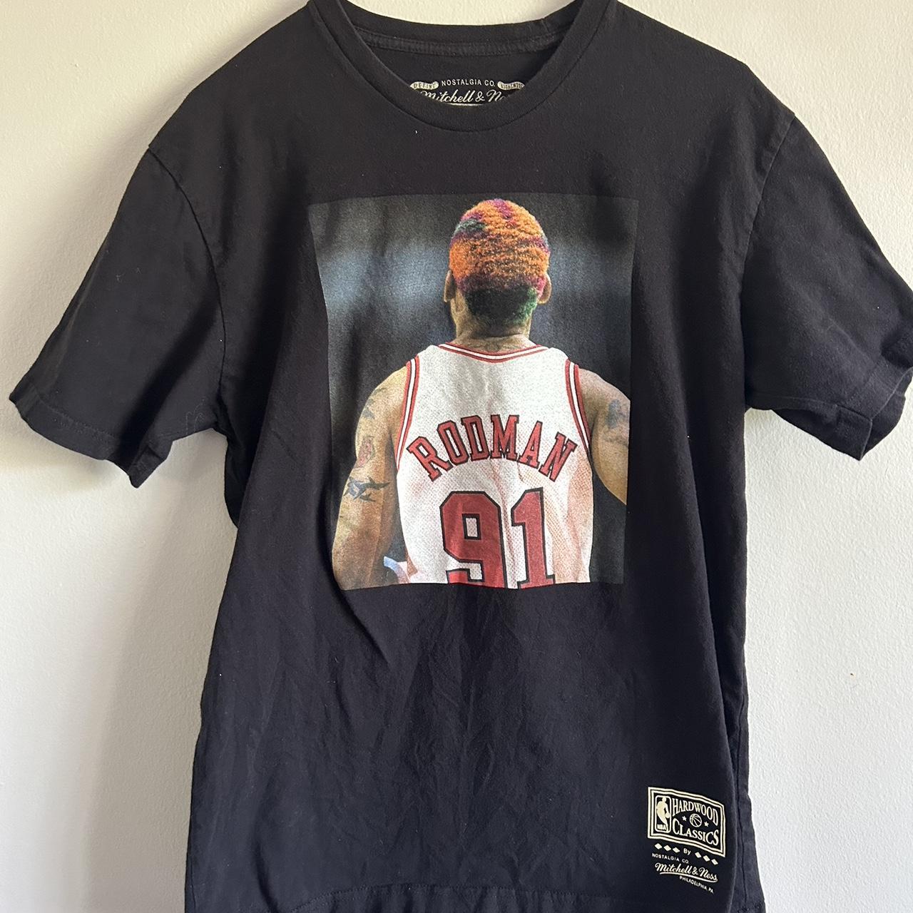 Dennis Rodman graphic tee size L used - in good... - Depop