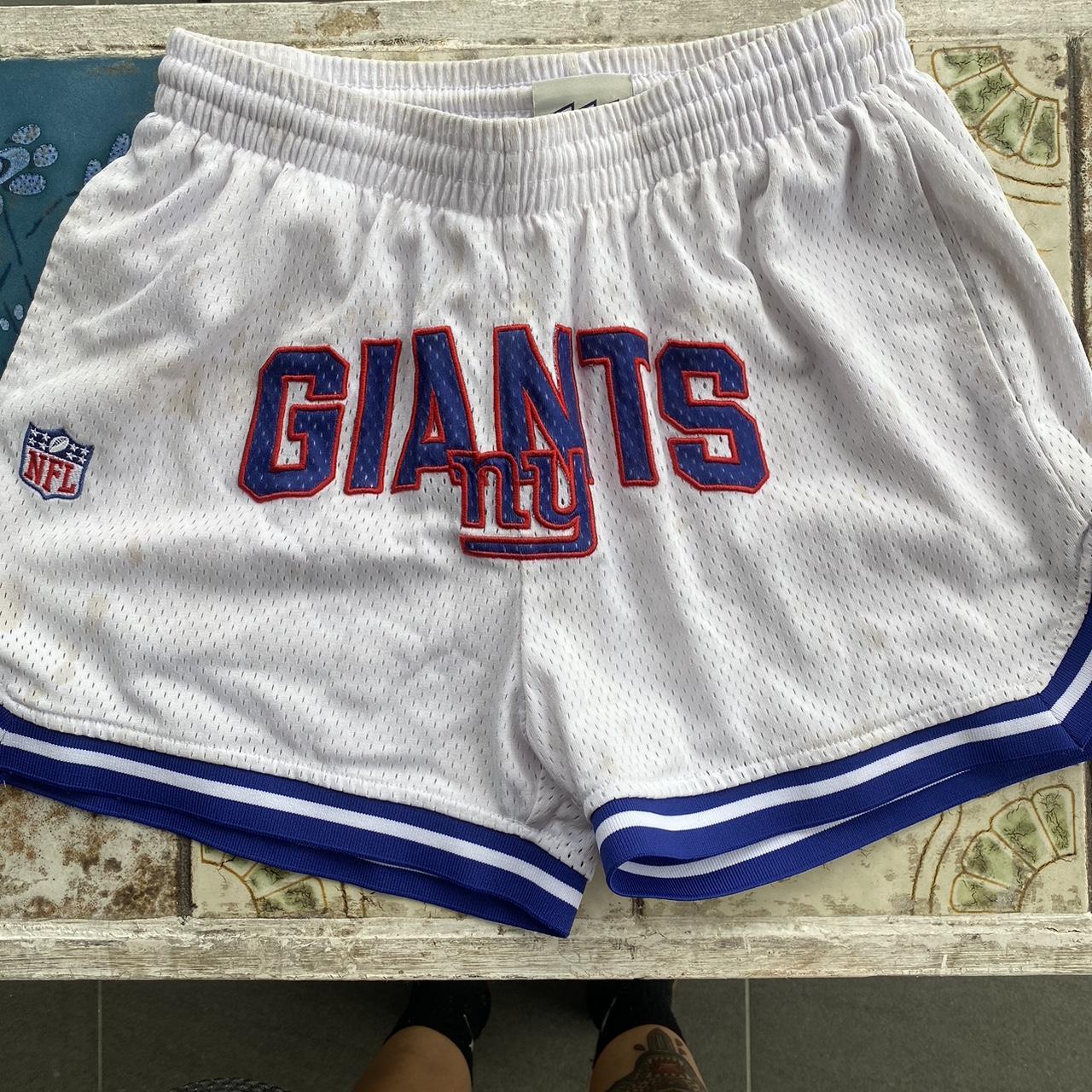 Giants basketball shorts Small stains on right hand... - Depop