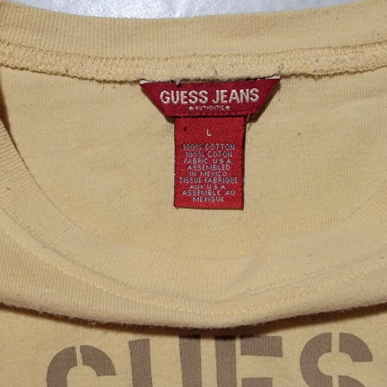 Vintage Yellow GUESS - Depop