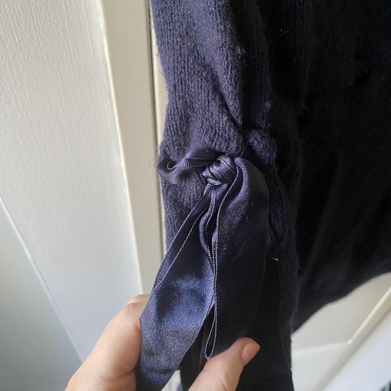 Massimo Dutti Sweater XS Cute ribbon... | Depop