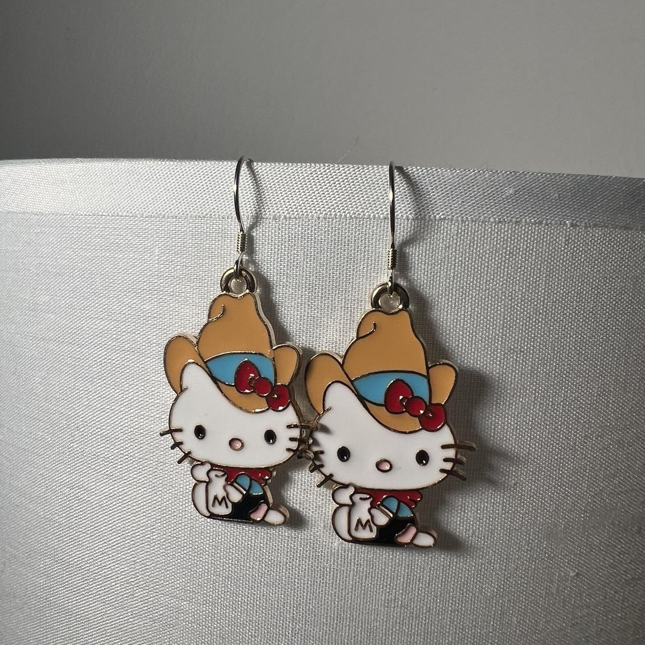 yeehaw cowboy hello kitty earrings! Hello kitty... - Depop