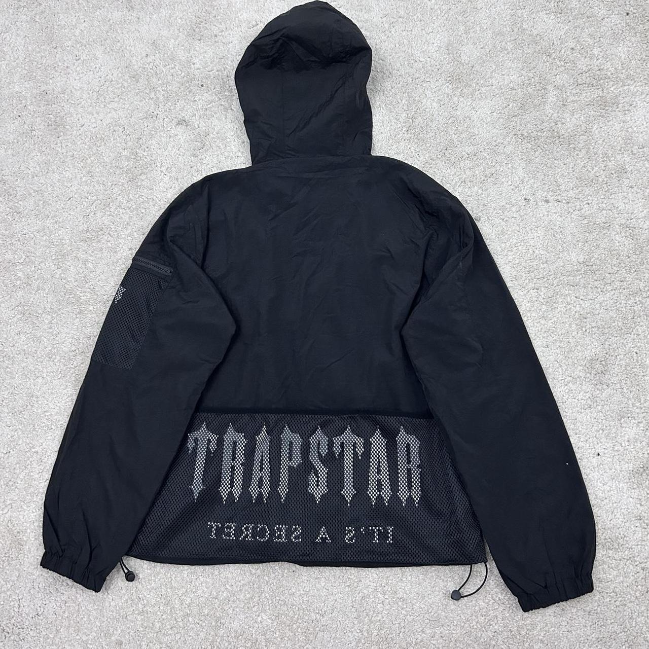 Trapstar Black Windbreaker Size Medium #trapstar... - Depop