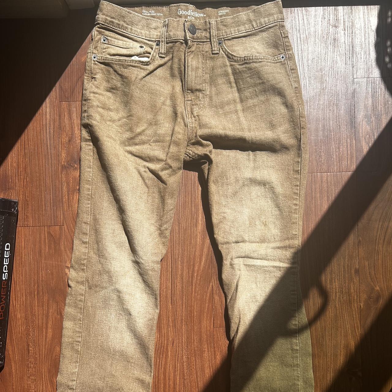 Goodfellow brown washed pants - Depop