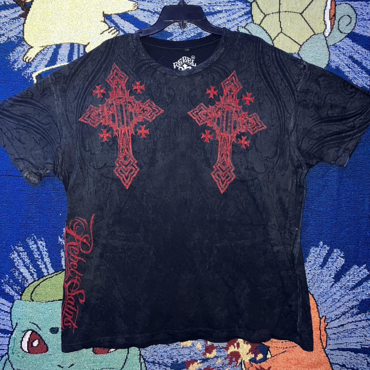 Y2K Grunge Mall Goth Affliction Style Rebel Saints... - Depop