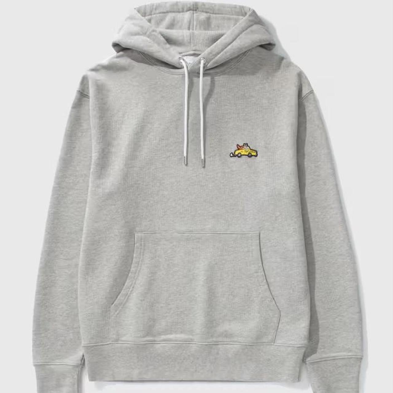 MAISON KITSUNÉ Gray Olympia Le-Tan Edition Taxi Fox... - Depop