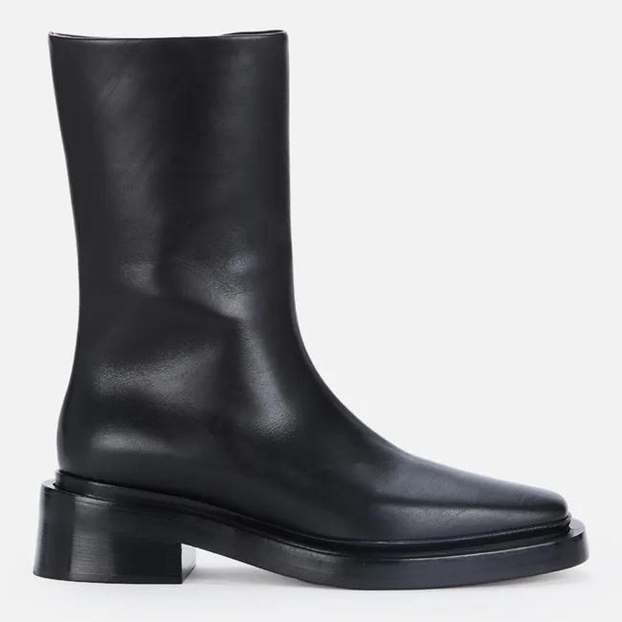 Neous Women's Bosona Leather Mid Calf Boots -... - Depop