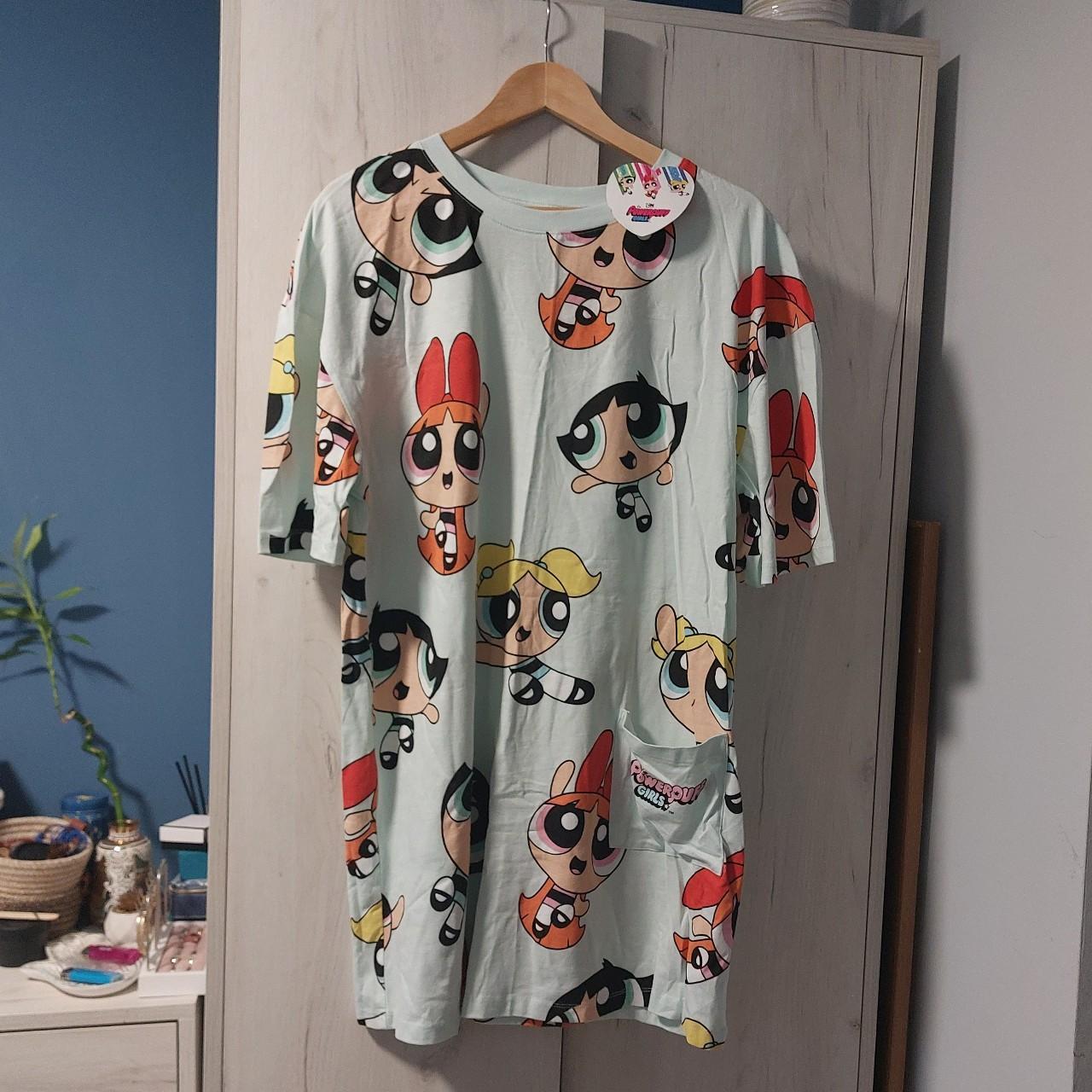 Primark 'The Powerpuff Girls' oversized nightie Size... - Depop