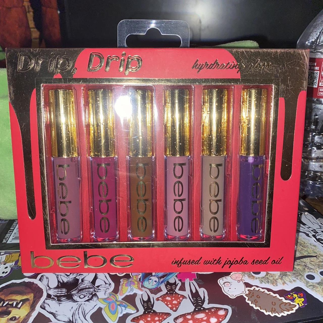 never opened bebe lipgloss set 🎀🌿 #bebe #y2k... - Depop