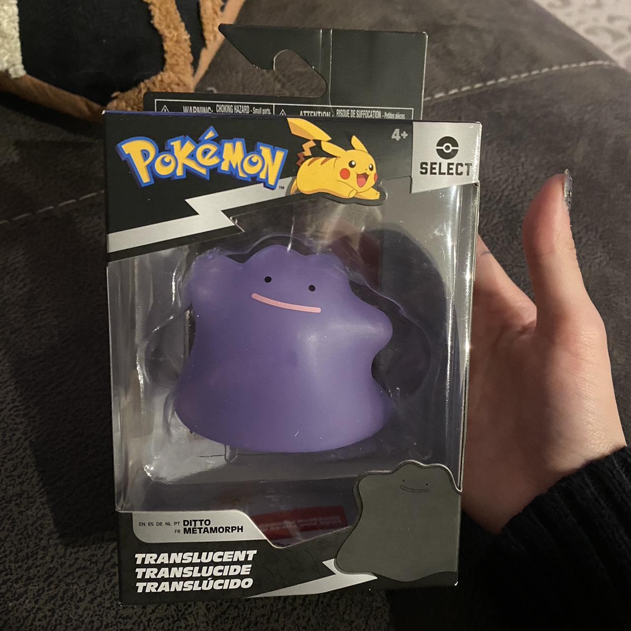 Purple and black Ditto Pokémon figure... | Depop