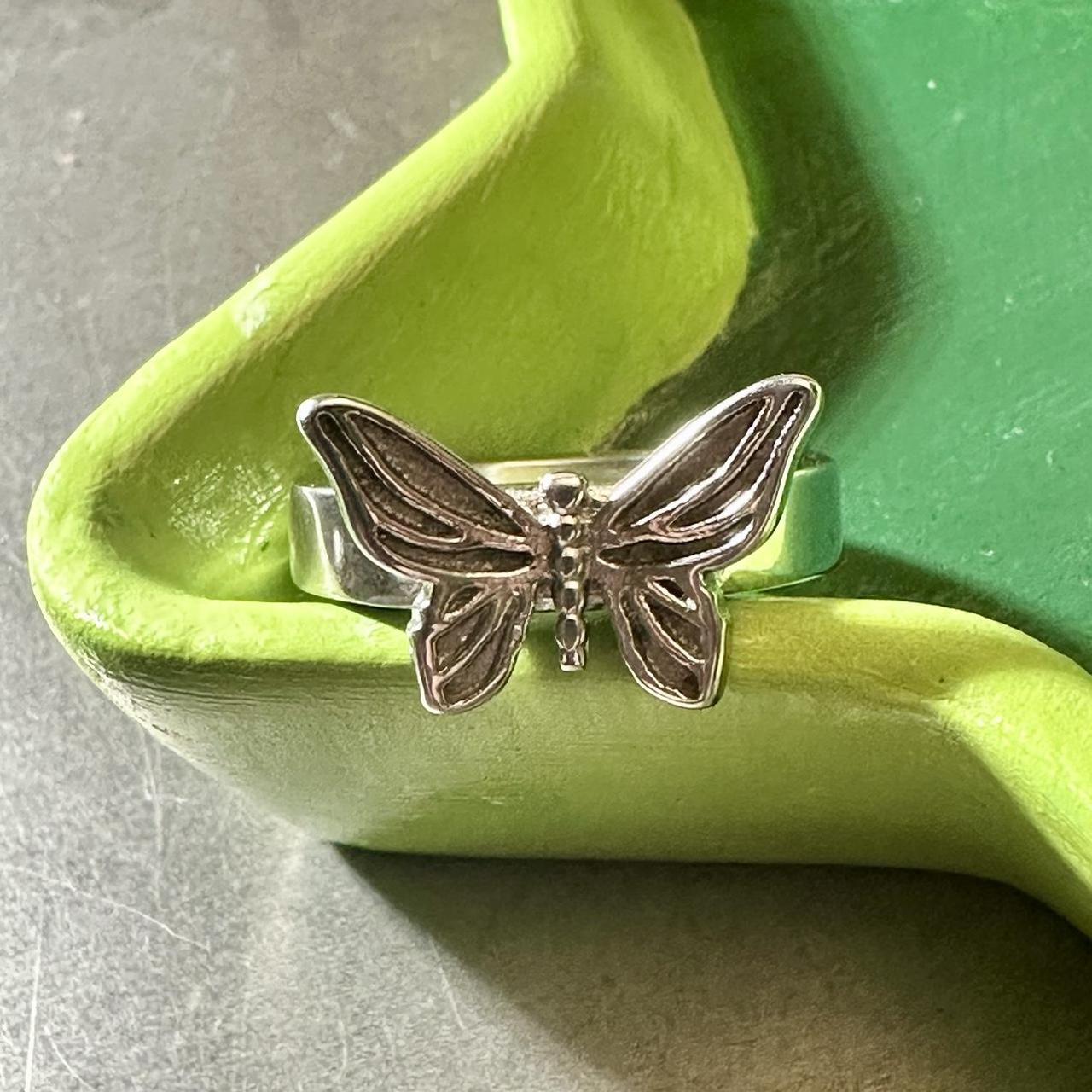 Hard Jewelry Butterfly Ring •Unisex •Stainless... - Depop