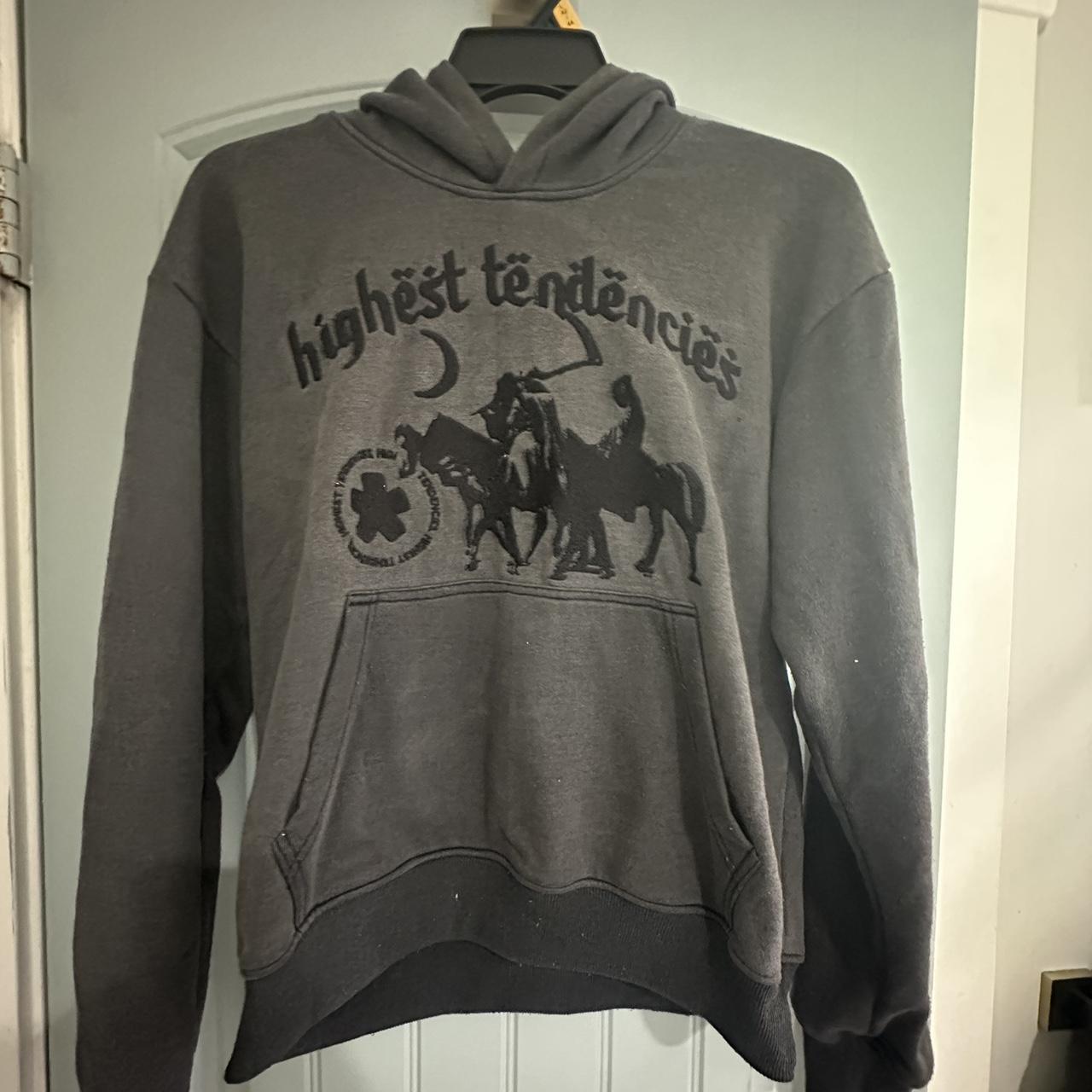 highest tendencies wash collection hoodie - Depop