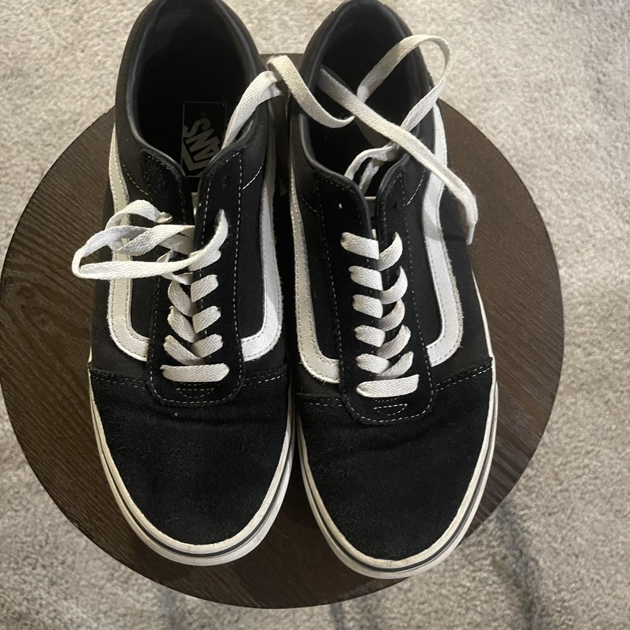 Black Vans Size 10 Mens - Depop
