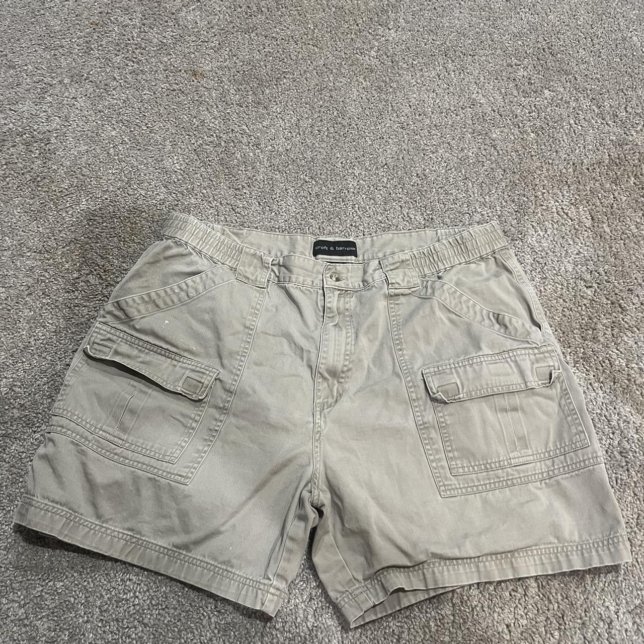 Tan Cargo Shorts - Depop