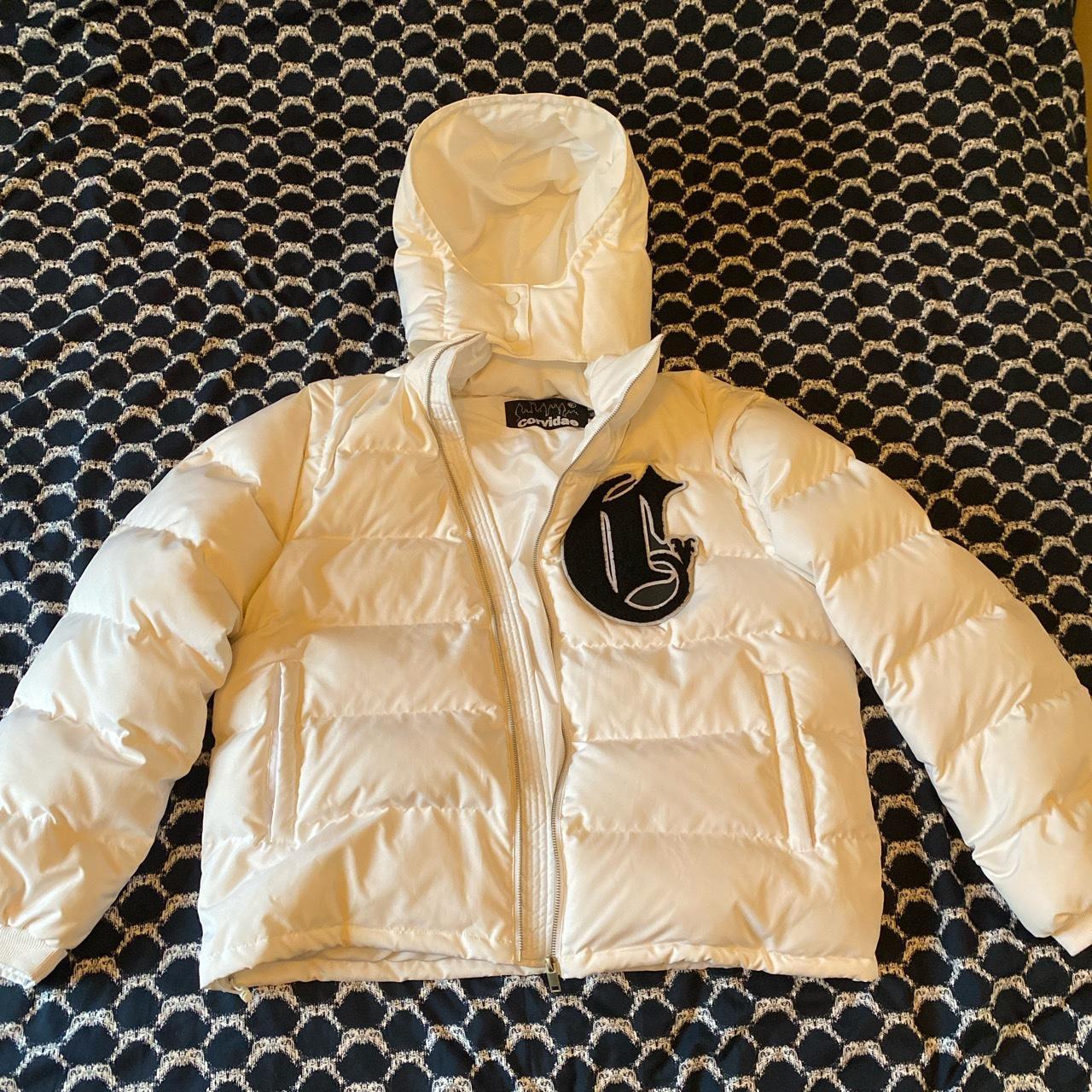 Corvidae white detachable puffer jacket😮‍💨 10/10 kept... - Depop