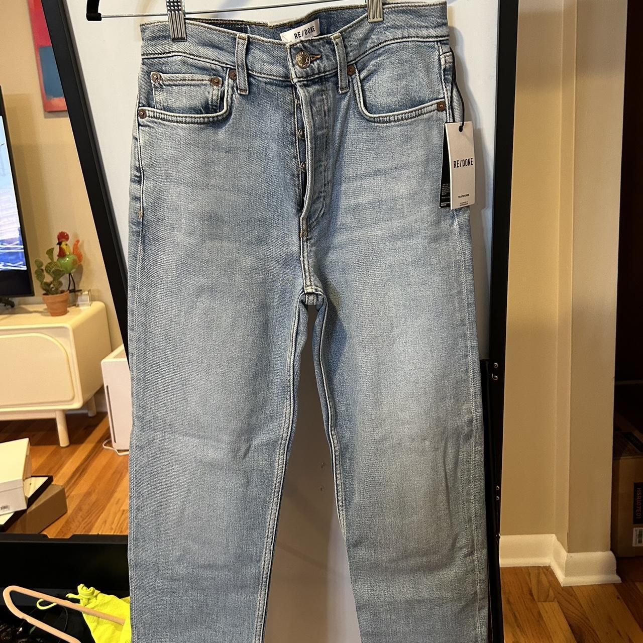 Redone size 27 WITH TAGS straight leg blue jean! - Depop