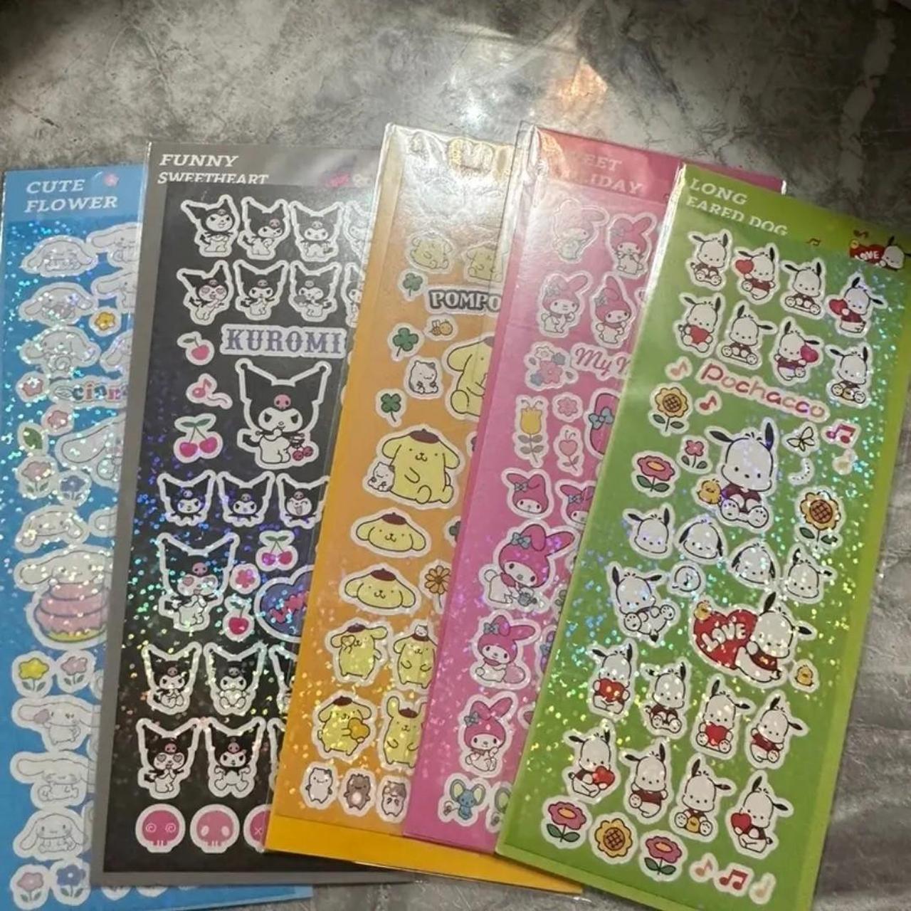 Sticker sheets sanrio characters 4 chose at random - Depop
