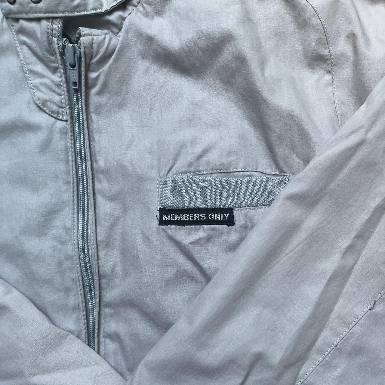 Cream vintage Members Only bomber jacket #vintage... | Depop