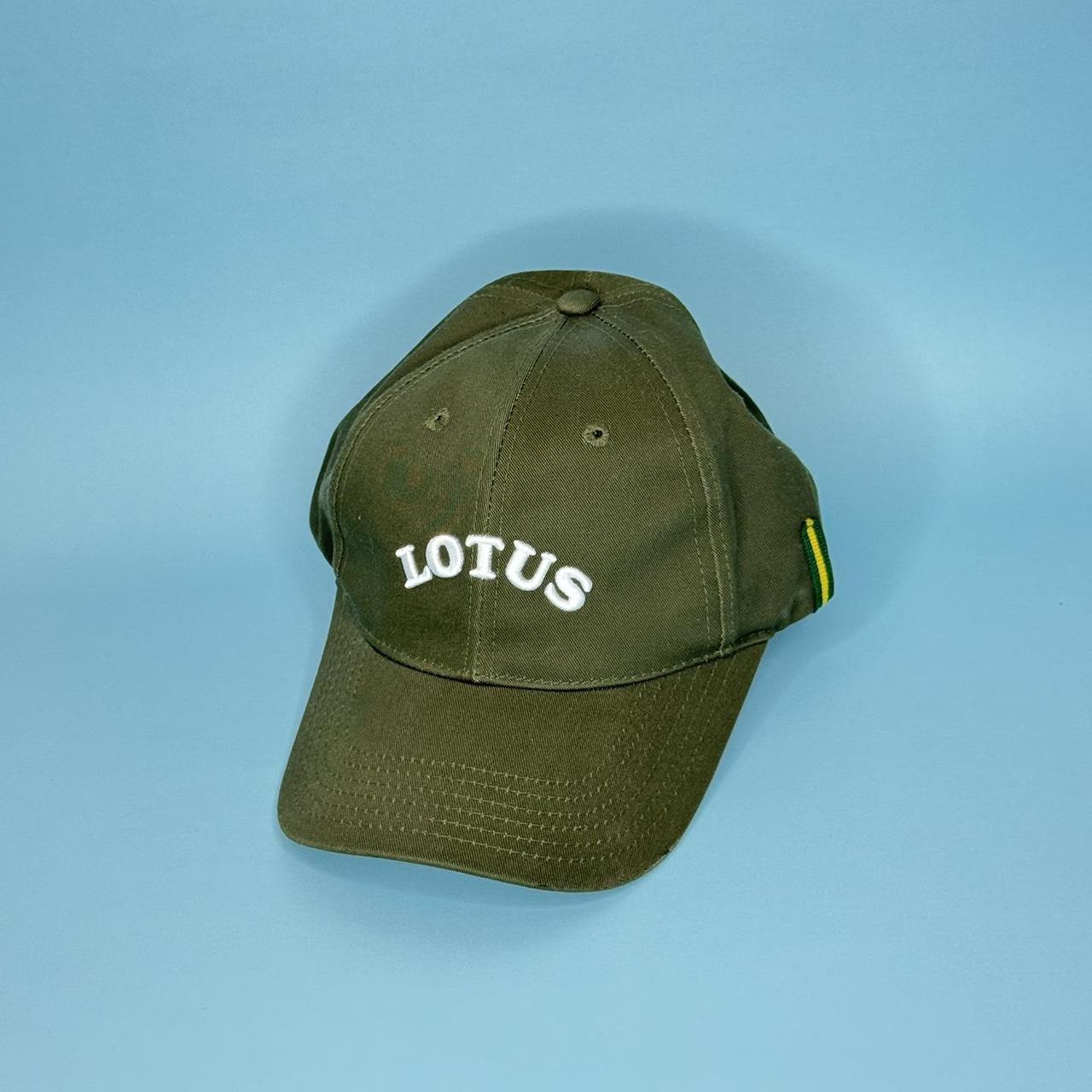 LOTUS green embroidered cap. - Depop