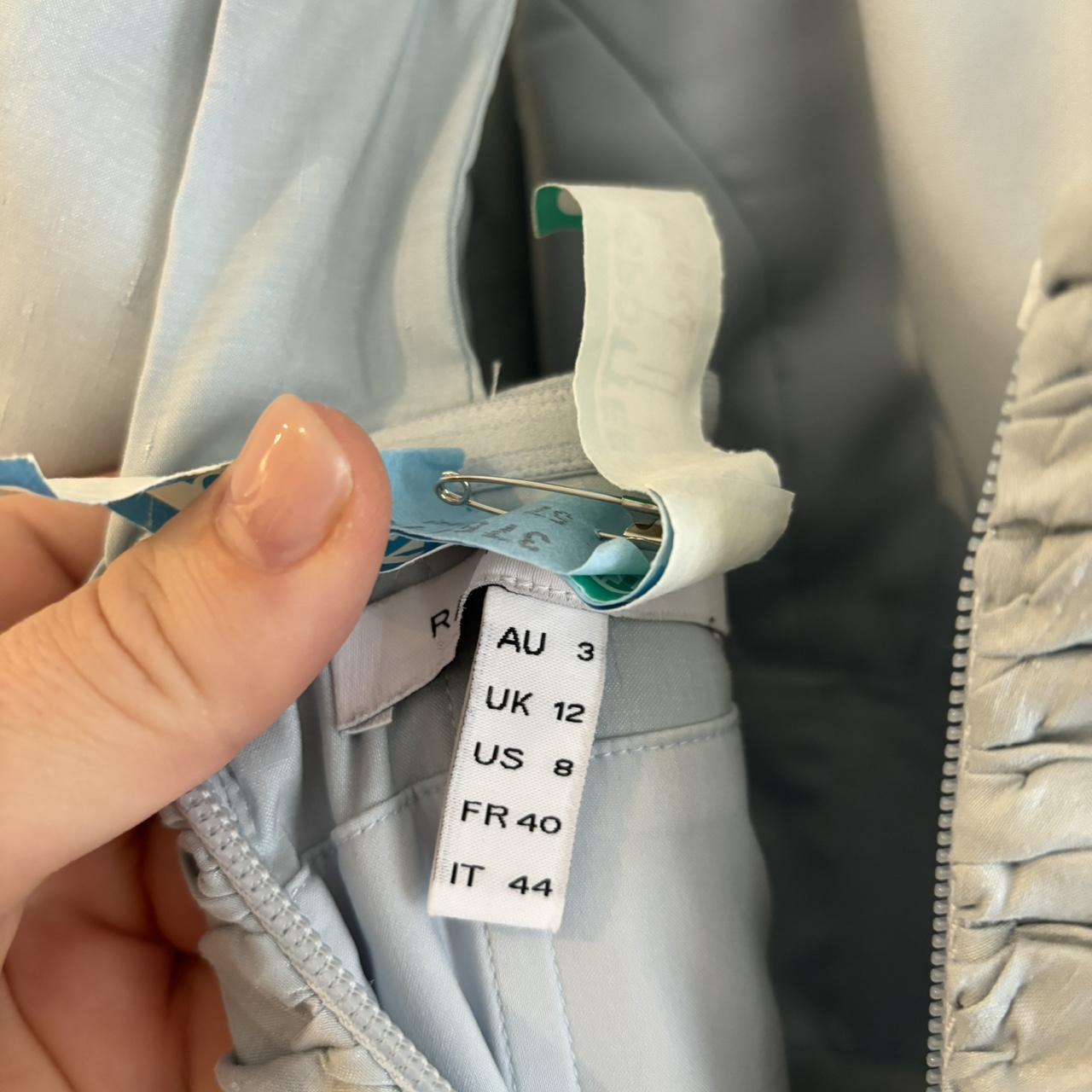 Rachel Gilbert The Olive Gown in Ice. Worn once as a... - Depop