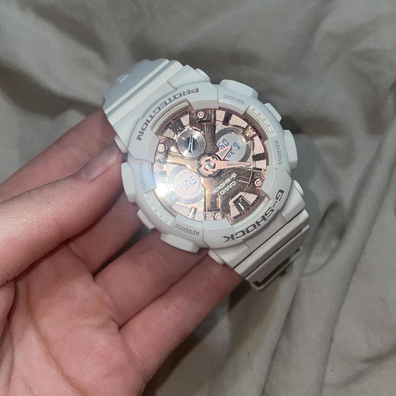 White G-shock in excellent condition! Will accept... - Depop
