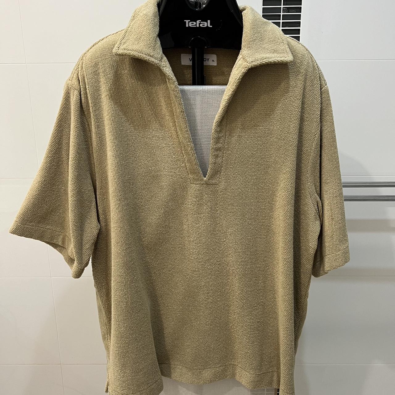 Venroy Terry Polo Shirt. Worn once. - Depop