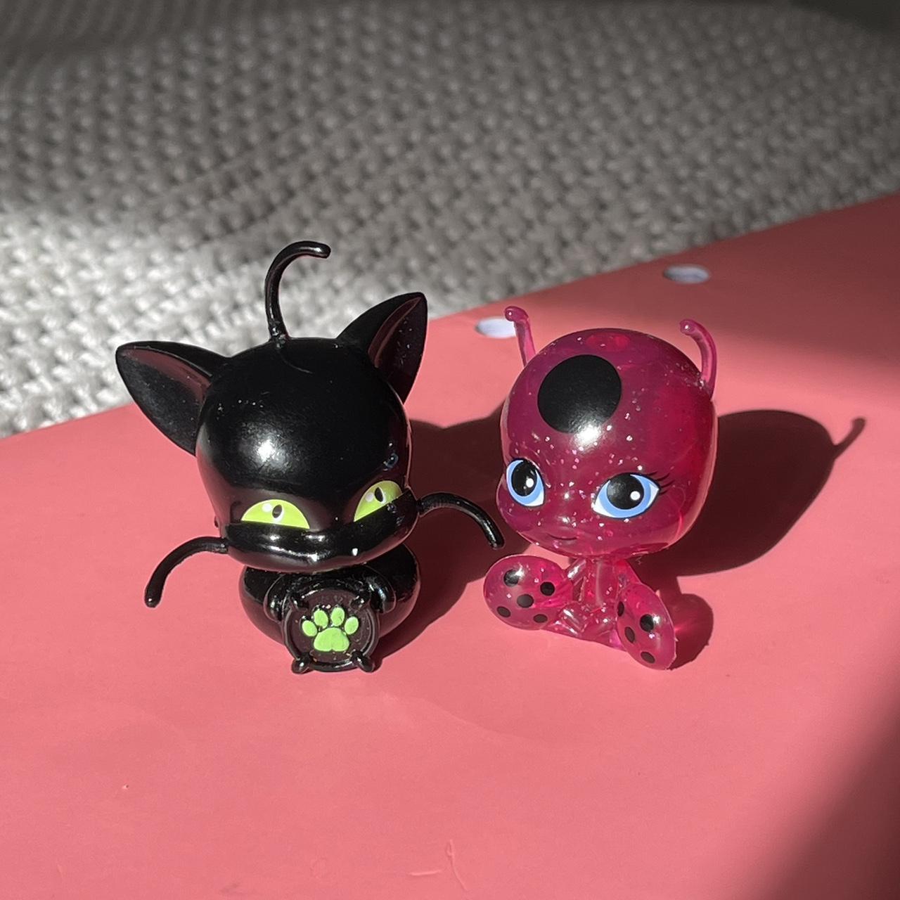 Miraculous ladybug Tikki and Plagg figurines. These... - Depop