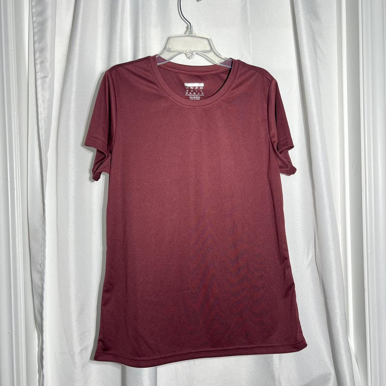 Maroon Active Woman’s Top -worn once, like new... - Depop
