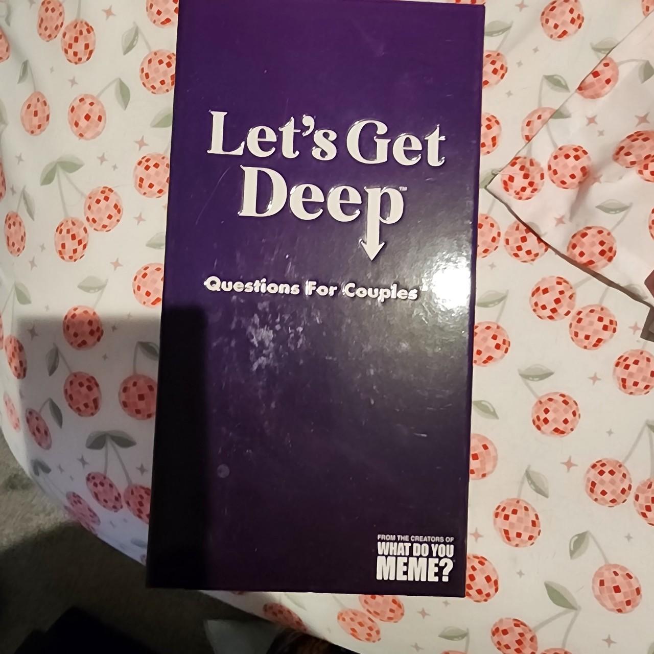 "Let's Get Deep" card game #cardgames | Depop