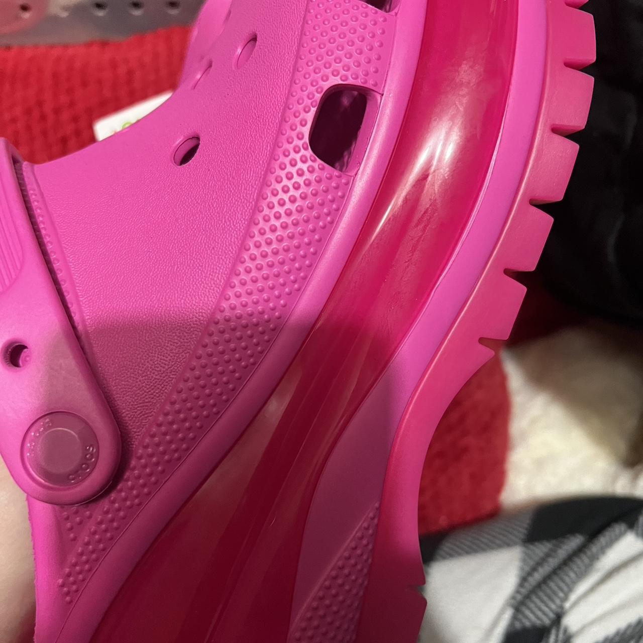 Hot pink croc platforms brand new - Depop