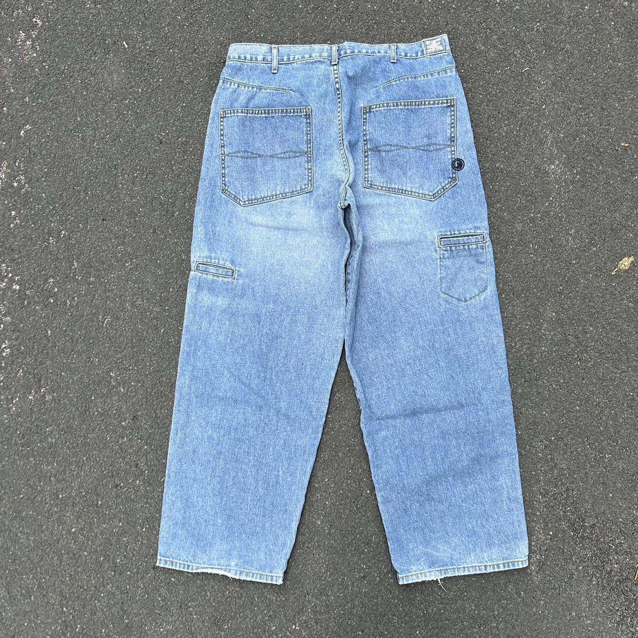 Vintage baggy jeans. Amazing baggy fit and pocket... - Depop
