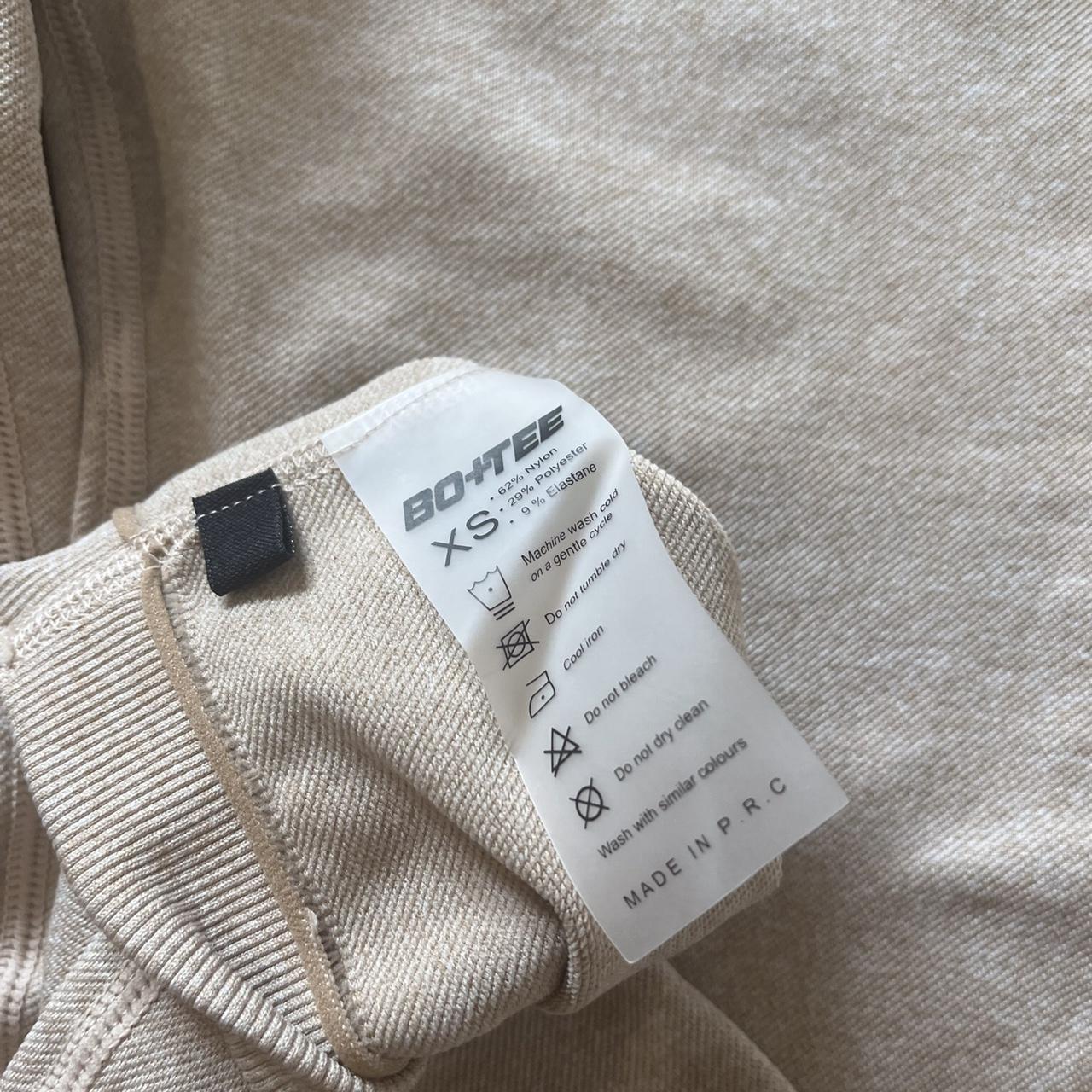 Bo And Tee Beige Gym Leggings Size Xs Hardly Worn Depop