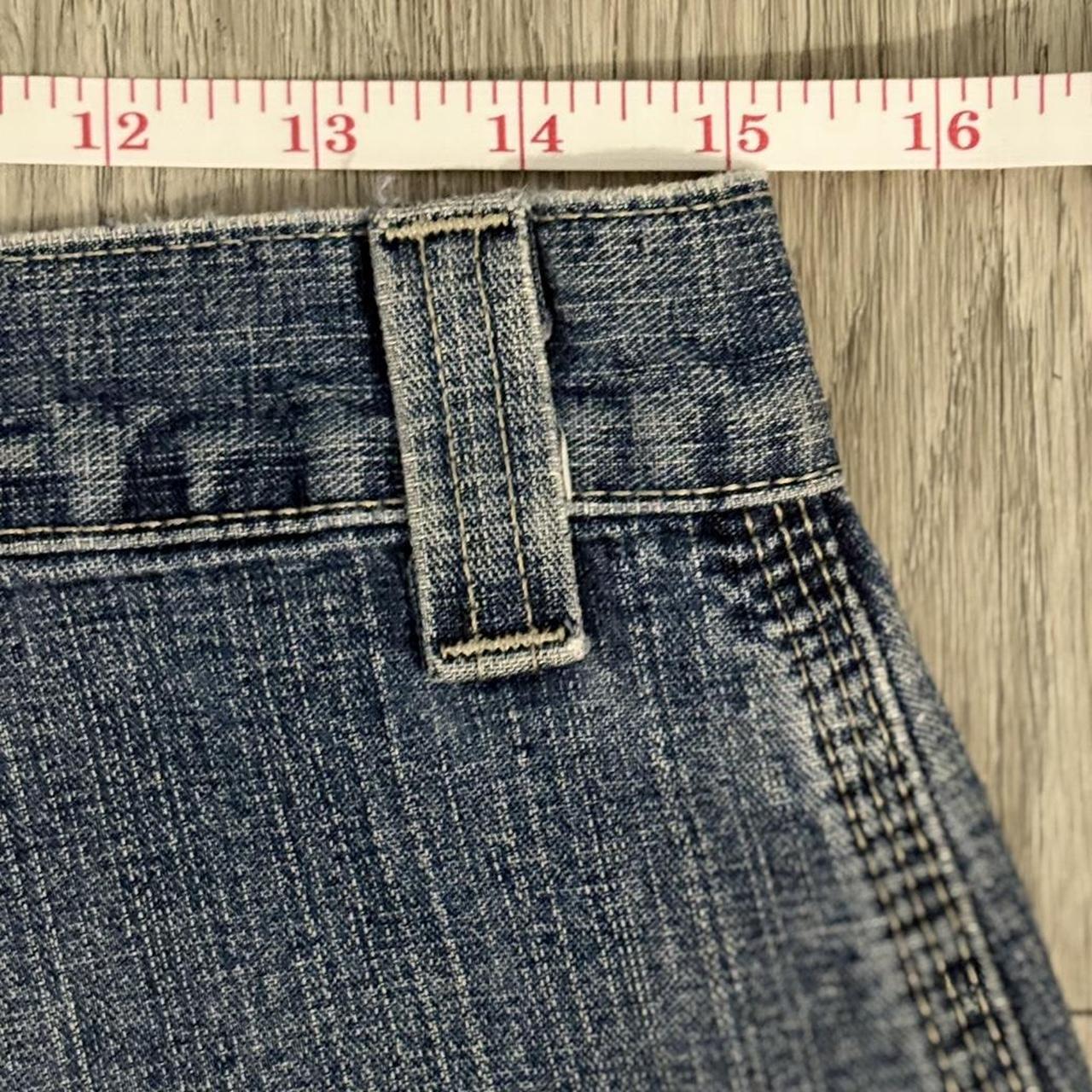 grail blue lucky 7 dice JNCO jorts size 31 H/O... | Depop