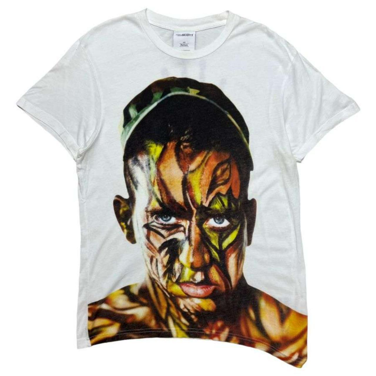 jeremy schott adidas tshirt Condition: very... - Depop