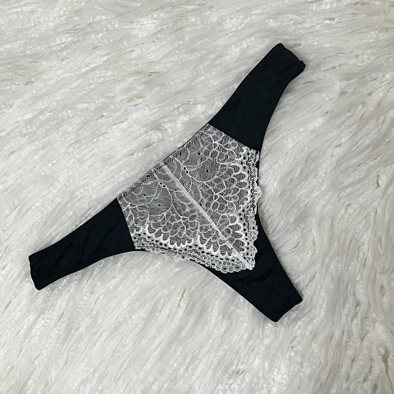 Jezebel Womens Black And White Panties Depop