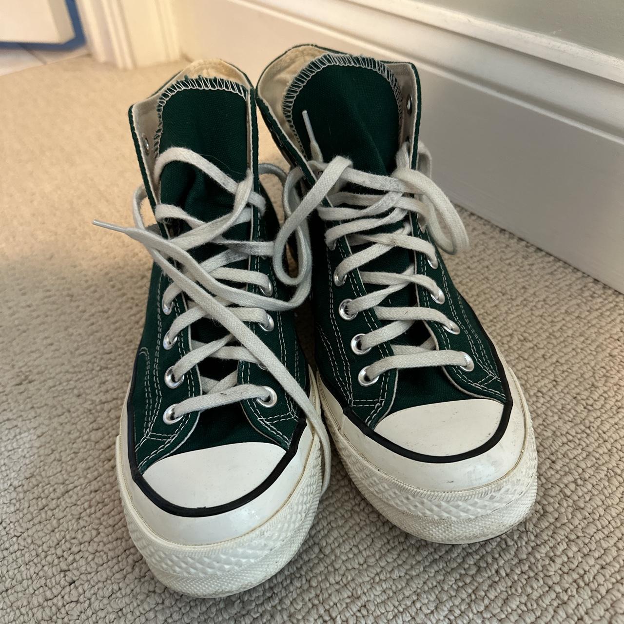 BRAND NEW Converse 7 1/2 only worn once. - Depop