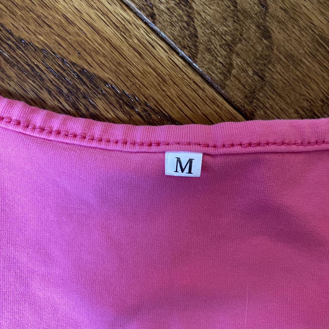 Skims Women's Pink T-shirt | Depop