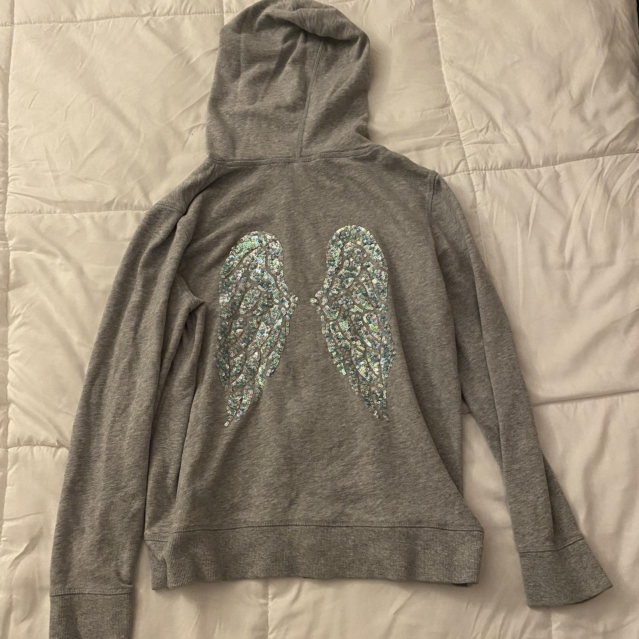 Victoria’s secret super cute angel wings sequenced... - Depop