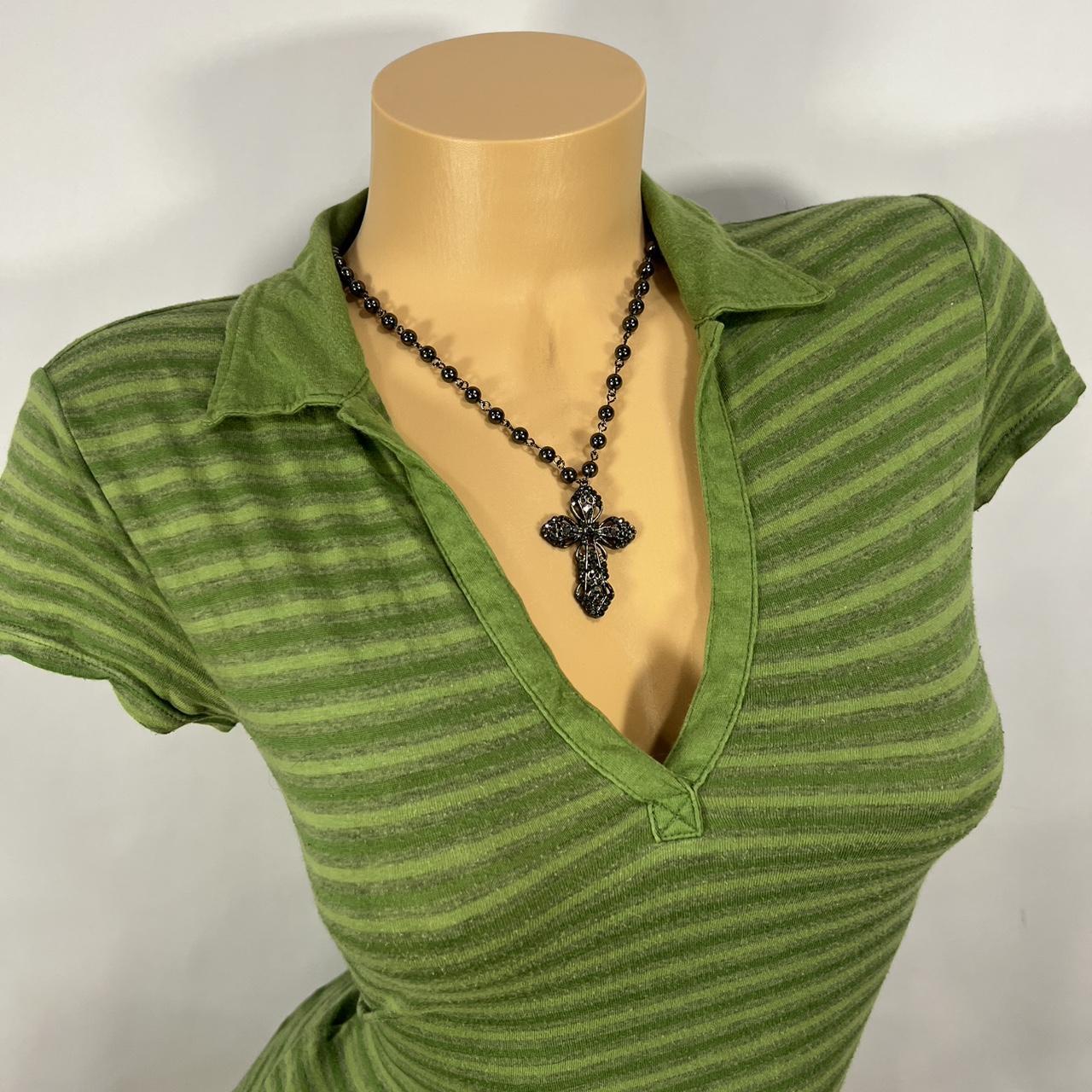 Y2k collared office sifen top Literally to die for... - Depop